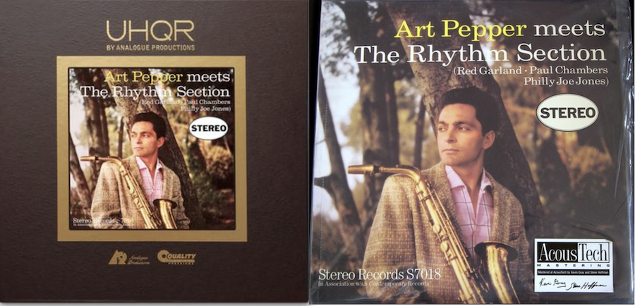 "Art Pepper Meets the Rhythm Section 45rpm 2002 vs. UHQR Reveal ...